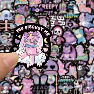 56Pcs Cute Animal Stickers for Kids, Water Bottle Stickers Waterproof Vinyl Hydroflask Phone Skateboard Laptop Stickers, Aesthetic Sticker Packs for Girls Teens