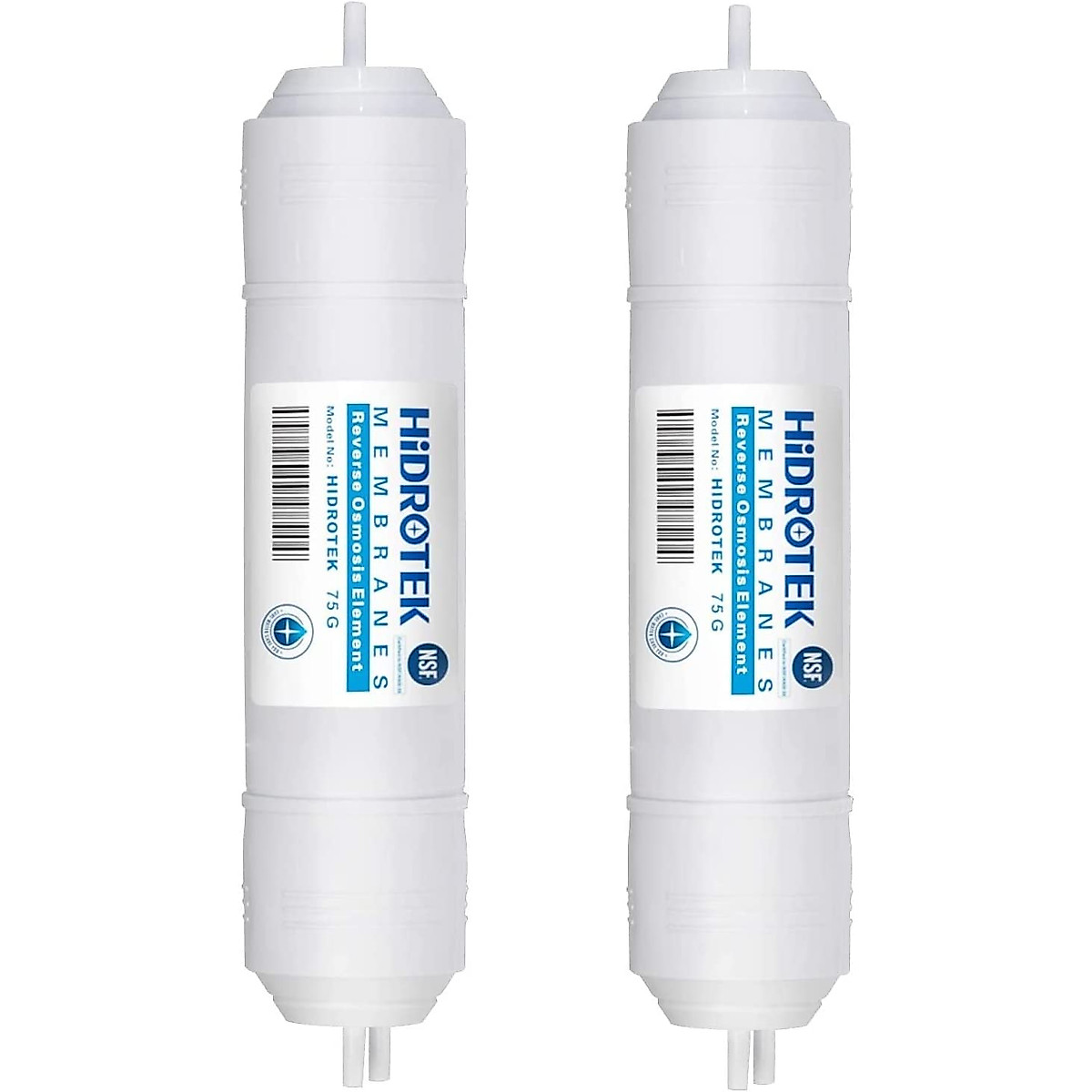 75GPD Reverse Osmosis RO Membrane with Quick Change Housing - 1/4" Inlet/Outlet (Fit with Geekpure RO-TW) (2)