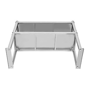 Double Overshelf Stainless Steel 12'' x 31'',Commercial 2 Tier Shelf for Prep & Work Table in Restaurant,Home and Kitchen,Double Tier Overshelf,Double Deck Overshelf,Kitchen Table with Adjustable