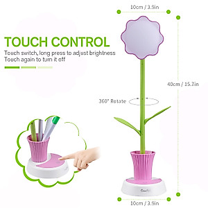 OCOOPA Kids Desk Lamp for Girls, Pink (Pink)