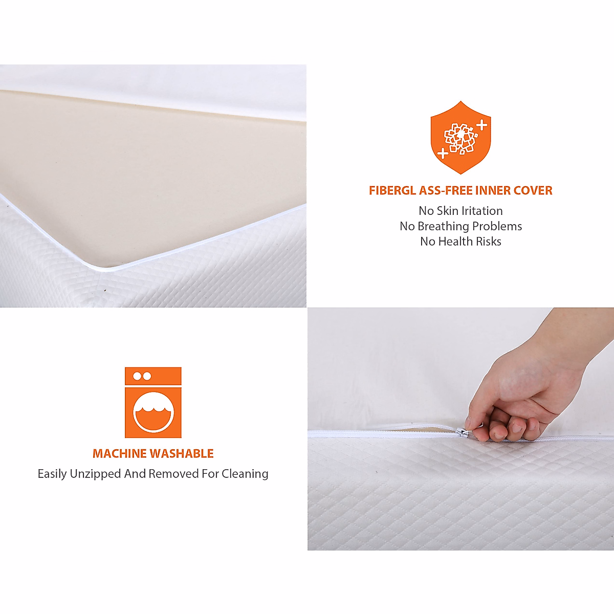 Queen Mattresses, 5/6/8/10/12 Inch Medium Firm Queen Mattress Memory Foam Mattress for Cool Sleep & Pressure Relief, Certipur-Us Certified Queen Size Mattresses, Bed in a Box, (Queen, 10 Inch)