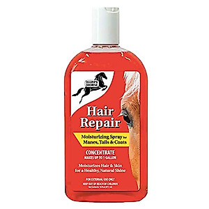 HARRIS Happy Horse Supplies, Hair Repair Moisturizing Spray for Manes, Tails & Coats, Concentrate Makes up to 1 Gallon, 16oz