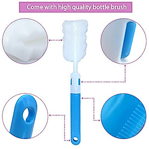 Kvvdi 2 Pack 32 oz Neoprene Glass Water Bottle Cooler Sleeve Insulator 32oz Bottle Cover Holder Carrier with Shoulder Strap