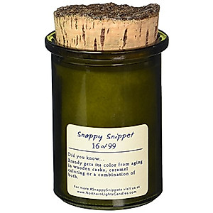 Northern Lights Candles Absinthe & Black Fig Fragranced Candle, 5 oz, Olive