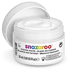 Snazaroo Face and Body Paint, Clown White, 50ml