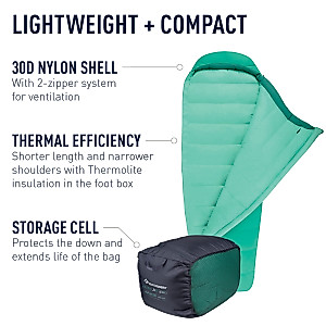 Sea to Summit Journey Women’s Down Sleeping Bag, 18-Degree, Regular