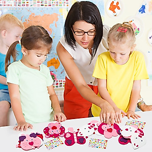 WATINC WT-Valentine Felt Heart Animal-24p