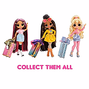 LOL Surprise OMG World Travel Sunset Fashion Doll with 15 Surprises Including Outfit, Travel Accessories and Reusable Playset – Great Gift for Girls Ages 4+