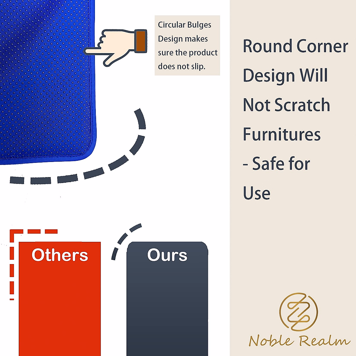 NobleRealm® 𝗫𝗟 𝗟𝗮𝗿𝗴𝗲𝗿 (68” x23.3” Inches) & 𝗧𝗵𝗶𝗰𝗸𝗲𝗻 0.42” | 𝑺𝒂𝒈𝒈𝒊𝒏𝒈 𝑪𝒐𝒖𝒄𝒉 𝑪𝒖𝒔𝒉𝒊𝒐𝒏 𝑺𝒖𝒑𝒑𝒐𝒓𝒕 𝑩𝒐𝒂𝒓𝒅 | Heavy Duty Frame & Machine-Washable & Non-Slip