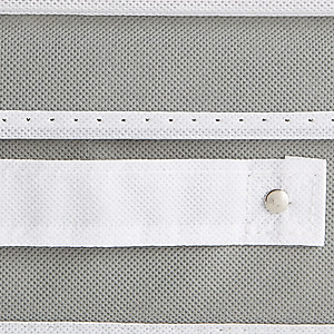 DII Breathable Closet Storage Organizer, Cube, Gray