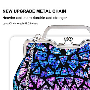 Rkrouco 1920s Vintage Beaded Clutch Evening Bags Pearl Flapper Handbag for Women Wedding Party