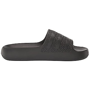 adidas Originals Women's Adilette Slide Sandal, Core Black/Cloud White/Core Black (Ayoon), 6