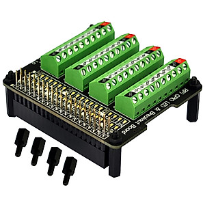 GPIO Status LED Terminal Block Breakout Board for Raspberry Pi A+ 3A+ B+ 2B 3B 3B+ 4B