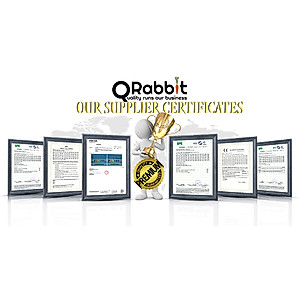 QRabbit 600 Pack 12" Party Balloons, Premium Quality Strong Latex Balloons for Helium or Air Use, 15 Assorted Bright Rainbow Colors for Wedding Birthday Graduation Anniversary Party Decoration