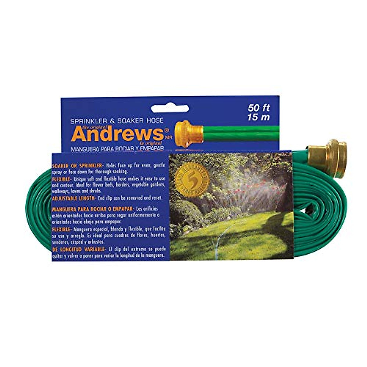 Andrews 10-12348 50' 2 Tube Sprinkler & Soaker Hose