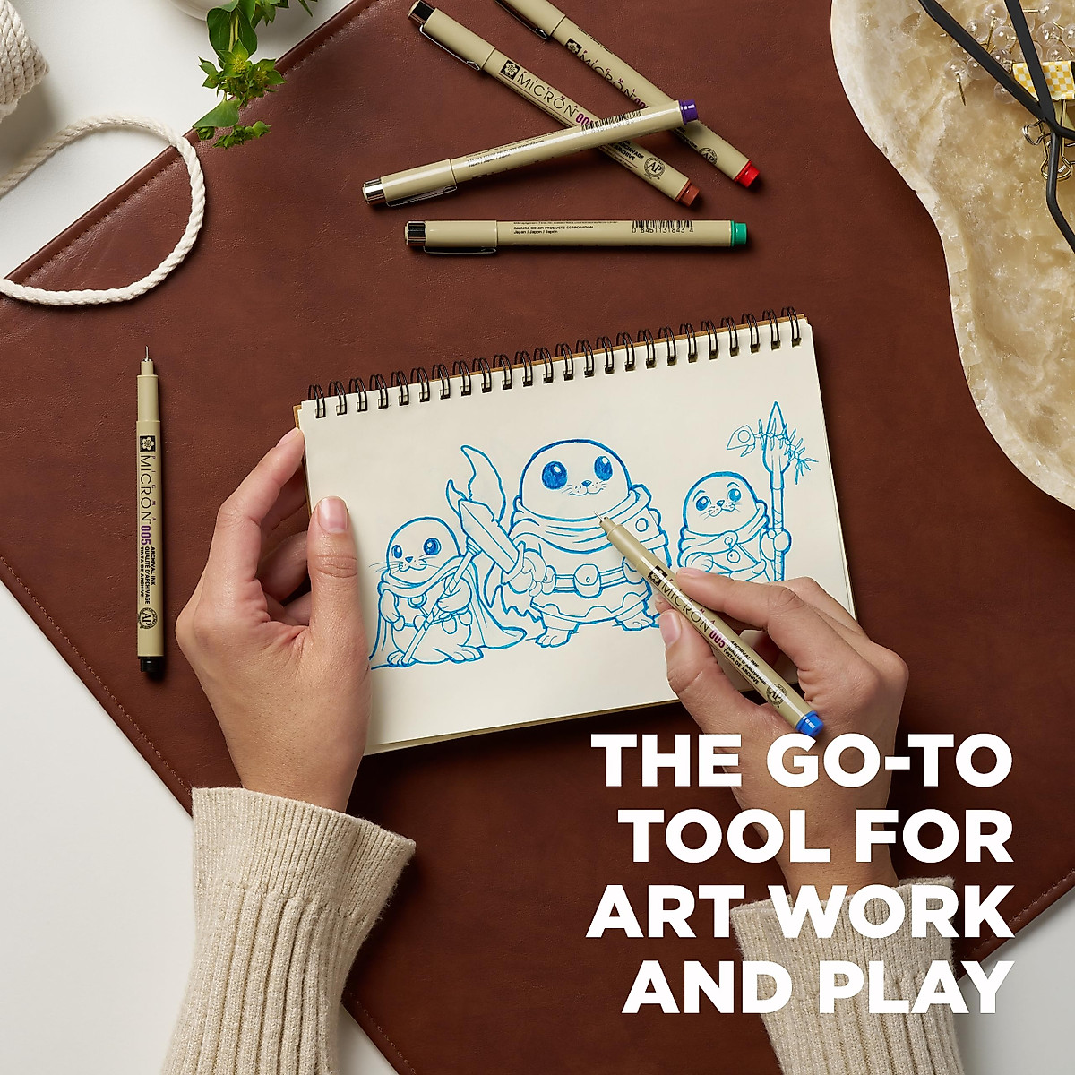 Sakura Pigma Micron 005 8 Color Set Water Based Pigment for Illustration