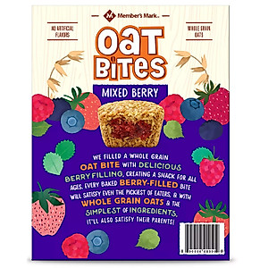 Member's Mark Mixed Berry Oat Bite 18 Bars X 1.3 Oz (Net Wt 23.4 Oz),, ()