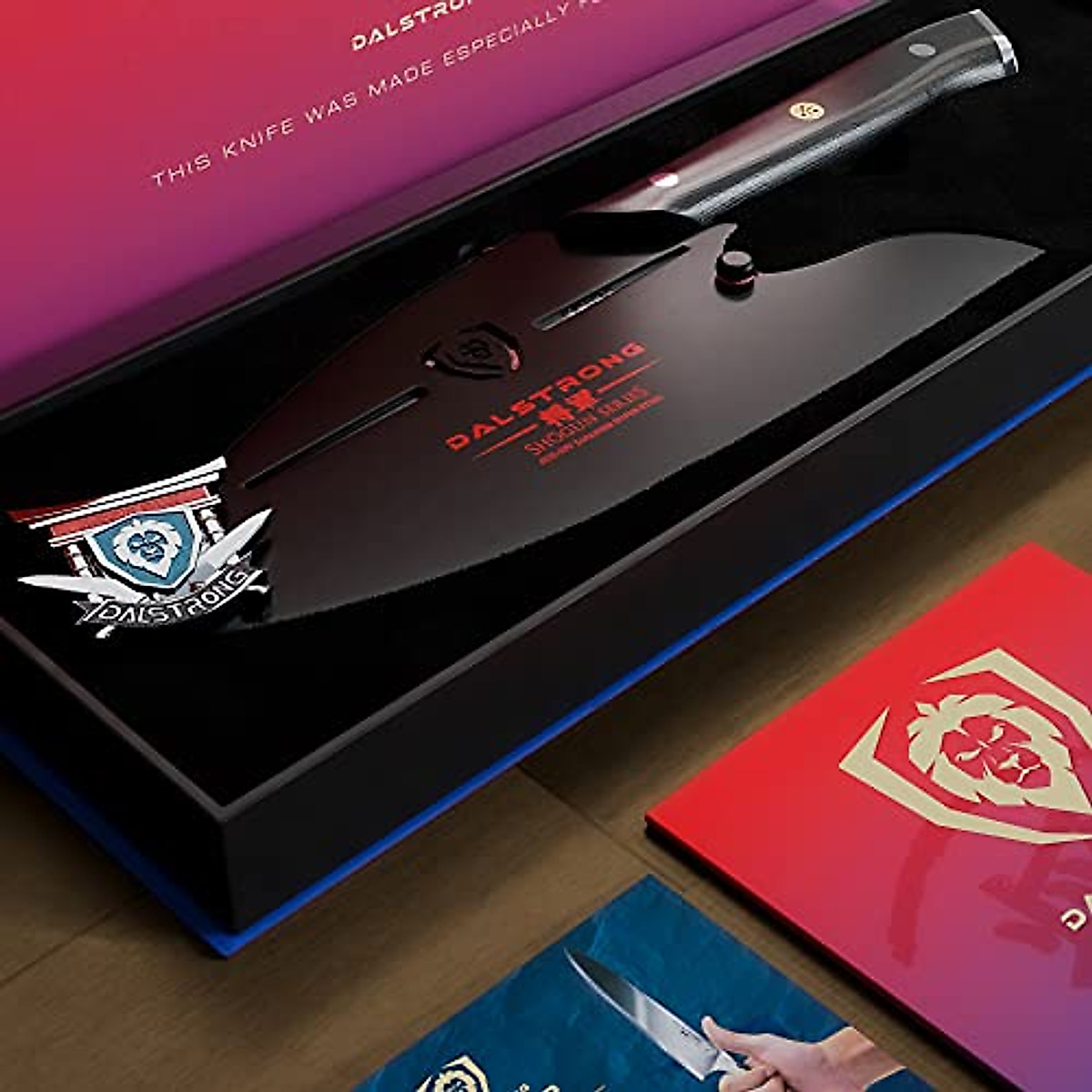 Dalstrong Guardian Chef Knife - 8 inch - Shogun Series ELITE - Ergonomic Design - Limits Fatigue - Japanese AUS-10V Super Steel Kitchen Knife - G10 Handle - w/Sheath