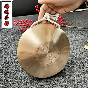 Seagull hand gong 中国手锣铜锣 (海鸥21公分高音手锣一面)
