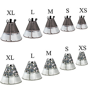 Pilviset Soft Dog Cone Collar After Surgery,Clear Padded Collar,E-Collars for Dogs to Prevent Licking Wound, Adjustable Dog Recovery Collar for Large Medium Small Dog,Elizabethan Collar XL