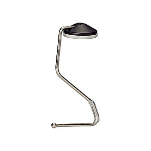 LIHIT LAB Lightweight Purse Hanger for Table, Bag Hanger, Purse Holder, Desk Hook for Gym, Restaurant, Office, Holds up to 11 pounds, 4" x 2'', Black (A7595-24)