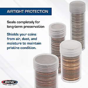 BCW Small Dollar Coin Tubes - 25 ct