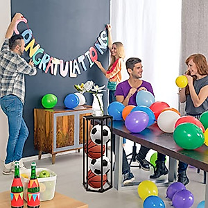 DAILY&DIARY Plant Stand Indoor Set of 3, Modern Hexagon Tall Plant Stand Outdoor Plant Stand Nesting Metal Plant Stand Flower Pot Shelf Holder for Living Room,Patio, Party, Wedding Decor (hex-black)