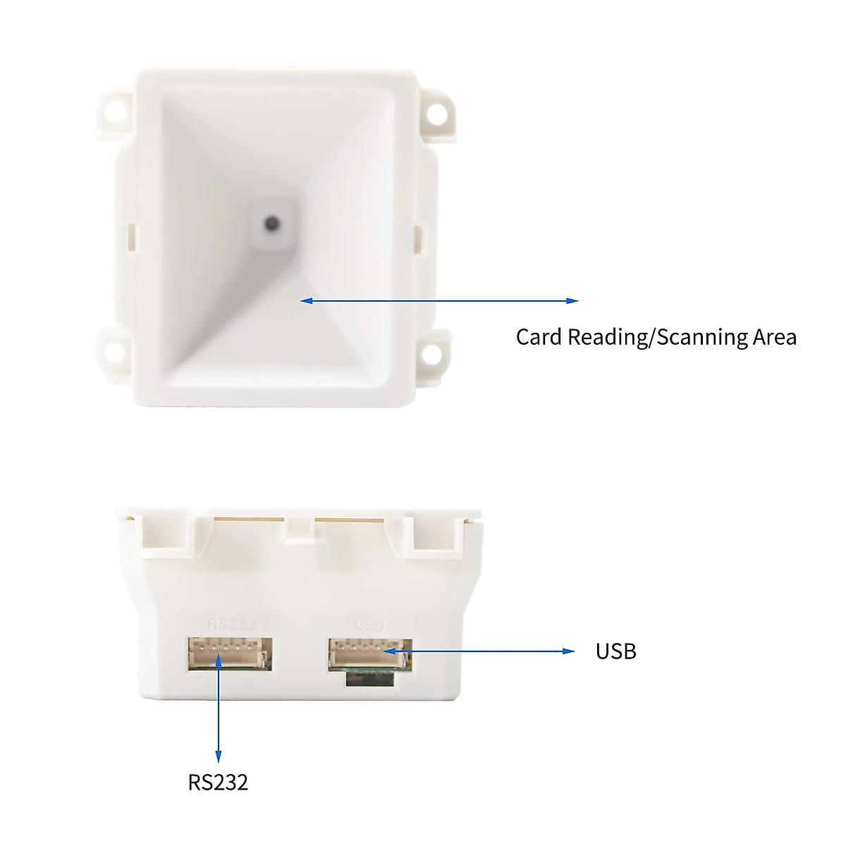 Embedded QR Code Scanning Module with USB 1D 2D Bar Codes Reader Identification Scan Device Used for Supermarkets Stores Payments
