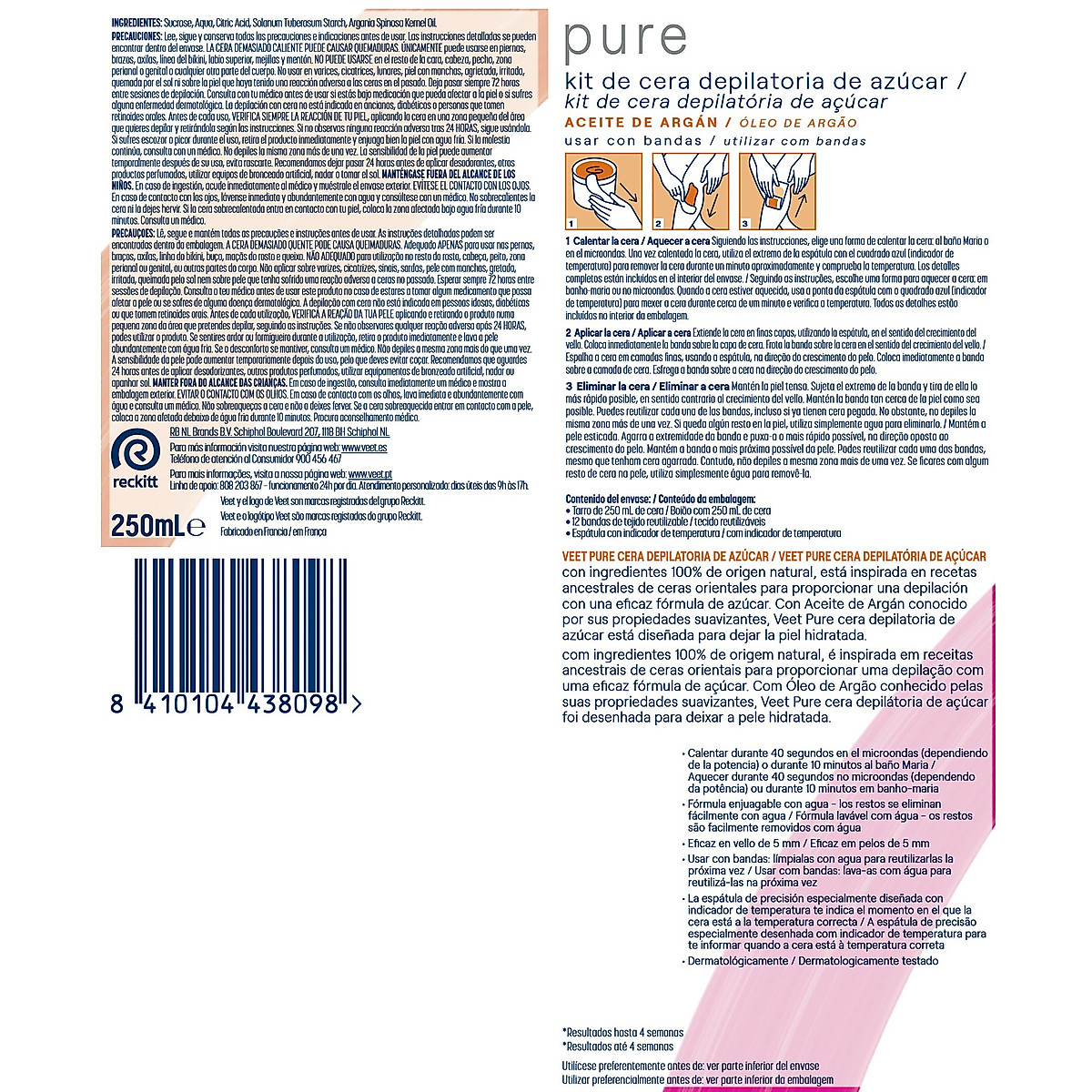 Veet Waxing: Wax, 280 ml