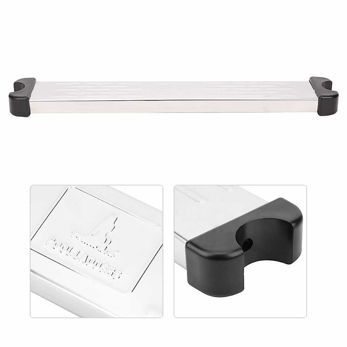 Premium Stainless Steel Pool Ladder Steps - Non-Slip Swimming Pool Pedal Steps