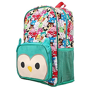 Bioworld Squishmallows Winston The Owl Plush Pocket Youth Backpack