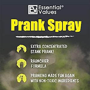 Essential Value Prank Spray Extra Strong (1 fl oz) - Non-Toxic Extra Concentrated Formula - Perfect Gag Gift for All | Prank Friends, Family, & Others if You Dare