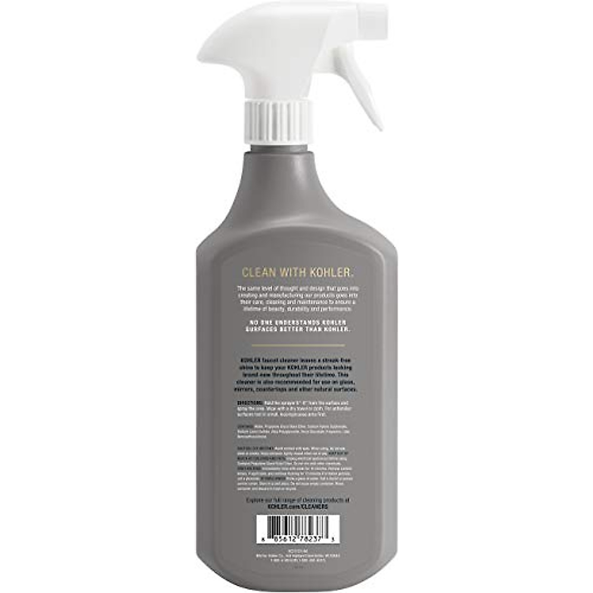 Kohler K-EC23723-NA Faucet Cleaner, Kitchen and Bathroom Cleaner, 28 FL Oz