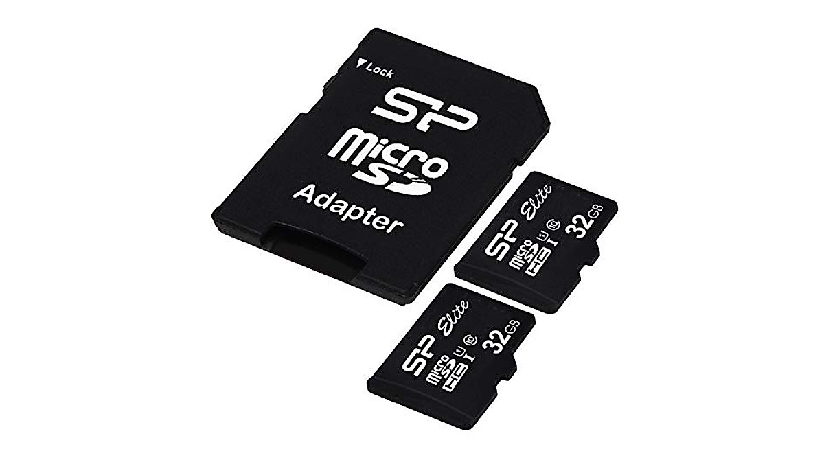 Silicon Power Elite 32GB MicroSD Card for Full HD Recording