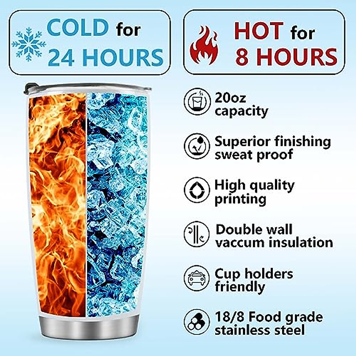 Jekeno Mug Tumbler Gifts for Boys - Gamer Gaming Gamepad Presents for Kids Boys Teen Son Birthday Halloween Christmas Game Controller Cup for Husband Father Dad Coffee Tumbler 20oz Stainless Steel