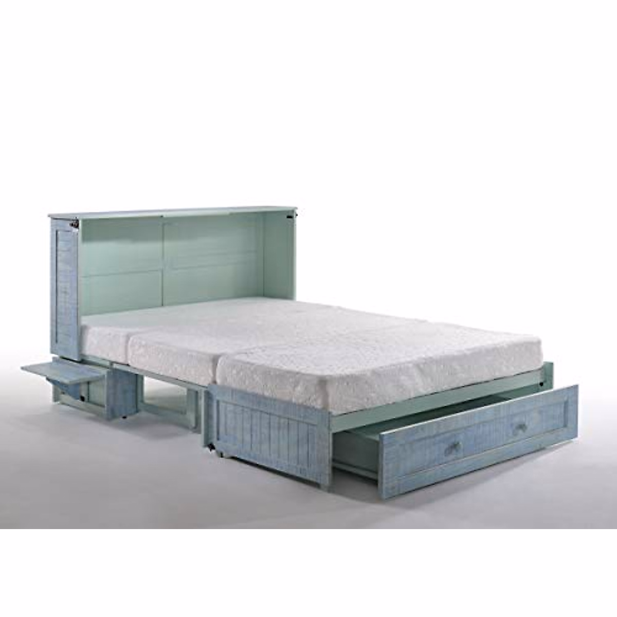 Night & Day Furniture Poppy Skye with Mattress Murphy Cabinet Bed, Queen,