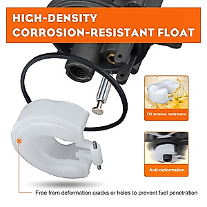 HIPA Carburetor for John Deere JS26 JS20 JS36 JS25 JS28 JS30 MIA11798 JS38 JM26 JM36 Mowmentum Walk-Behind Lawn Mower Replace MIA11798