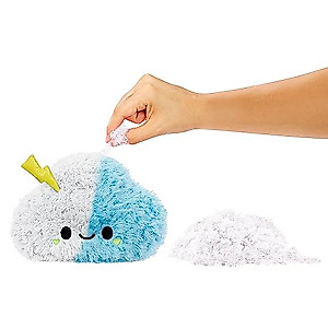 Fluffie Stuffiez Cloud Small Collectible Feature Plush - Surprise Reveal Unboxing with Huggable ASMR Fidget DIY Fur Pulling, Ultra Soft Fluff