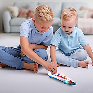 ArtCreativity Light Up Transparent Toy for Kids (Large Train)