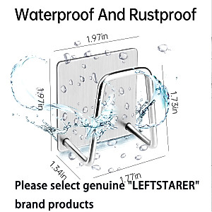 4 Pack Sink Sponge Holder for Kitchen Sink Premium SUS304 Stainless Steel Rustproof Waterproof Quick Drying Small Strong Adhesive Sponge Holder (4)