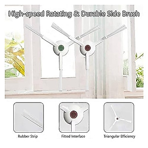 RuuTe Parts, Compatible for Ecovacs Debot T20 Pro Robotic Vacuum Cleaner Main Side Brush Mop Cloth Cover Hepa Filter Accessory Spare Part