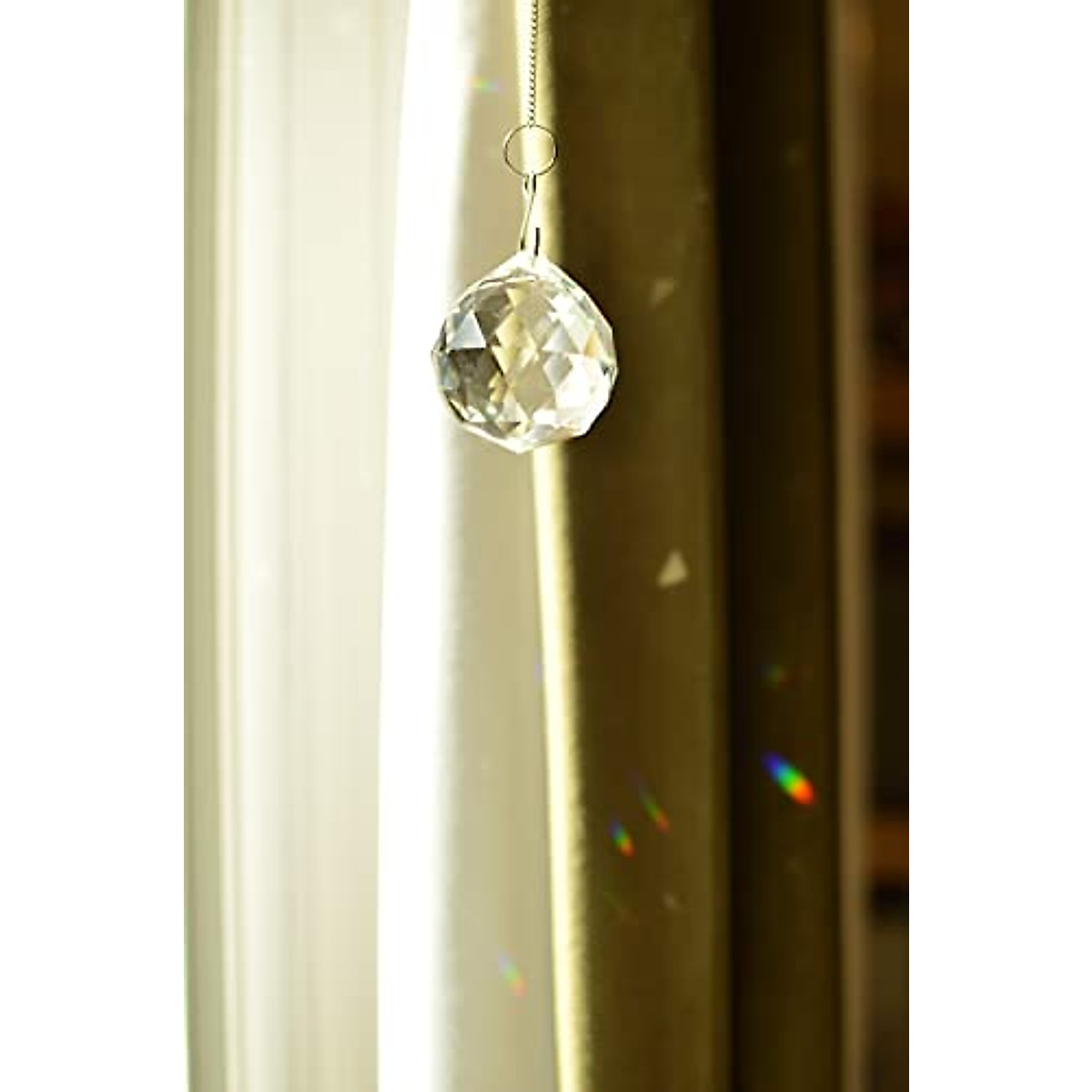 Memorialight Modern Grief Gift 40 mm Crystal Ball Rainbow Maker Best for Daily Remembrance