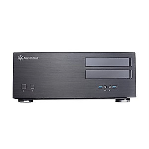 SilverStone Technology Home Theater Computer Case with Aluminum Front Panel for E-ATX/ATX/Micro-ATX Motherboards GD08B