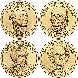 2008 P, D Presidential Dollar 8-Coin Set Uncirculated