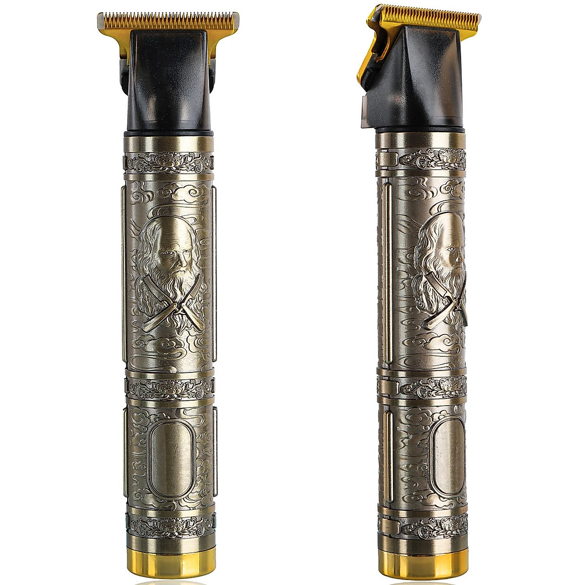 KOGULA Hair Trimmer Hair Clippers for Men, Rechargeable Beard Trimmer,Cordless Zero Gapped Trimmer,Electric T-Blade Haircut