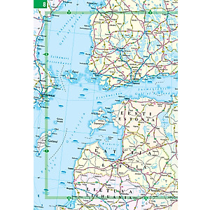 2023 Philip's Easy to Read Multiscale Road Atlas Europe: (A4 Spiral binding)