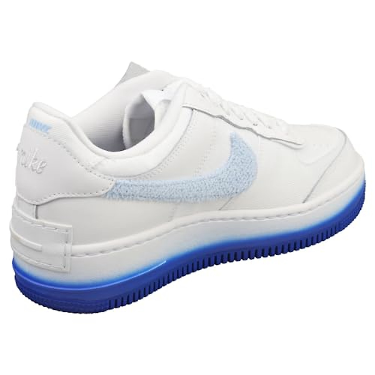 Nike Women's Air Force 1 Shadow White/Royal Tint-Racer Blue (FJ4567 100) - 8