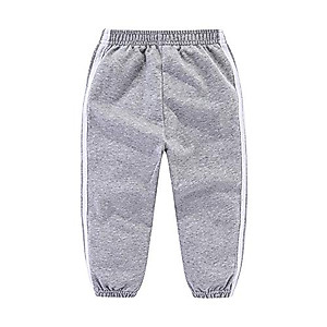 Mud Kingdom Little Boys Jogger Suits Casual Long Sleeve Orange Size 7-8