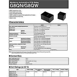 OMRON Fuel Pump Relay R303-12V Replaces Omron Relay F8VF-BA