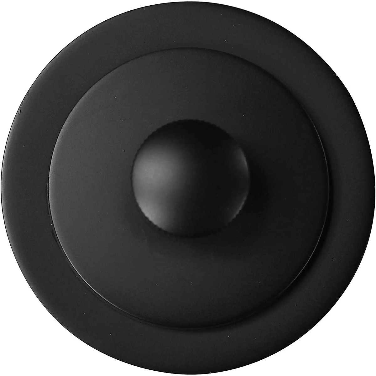 Westbrass A594144-62 14" Tubular Bath Waste & Overflow Assembly with Twist & Close Drain Plug and Two-Hole Faceplate, Matte Black